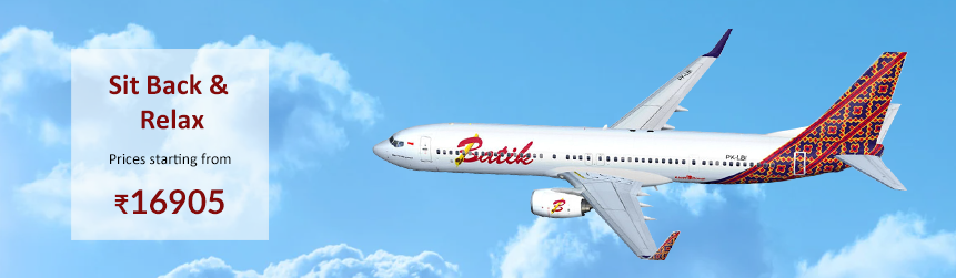 Cheap Batik Air flight offers | Book with Brightsun at Brightsun.co.in