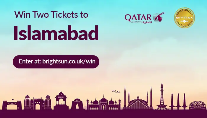 WIN a Pair of Return Tickets to Islamabad Courtesy of Qatar Airways
